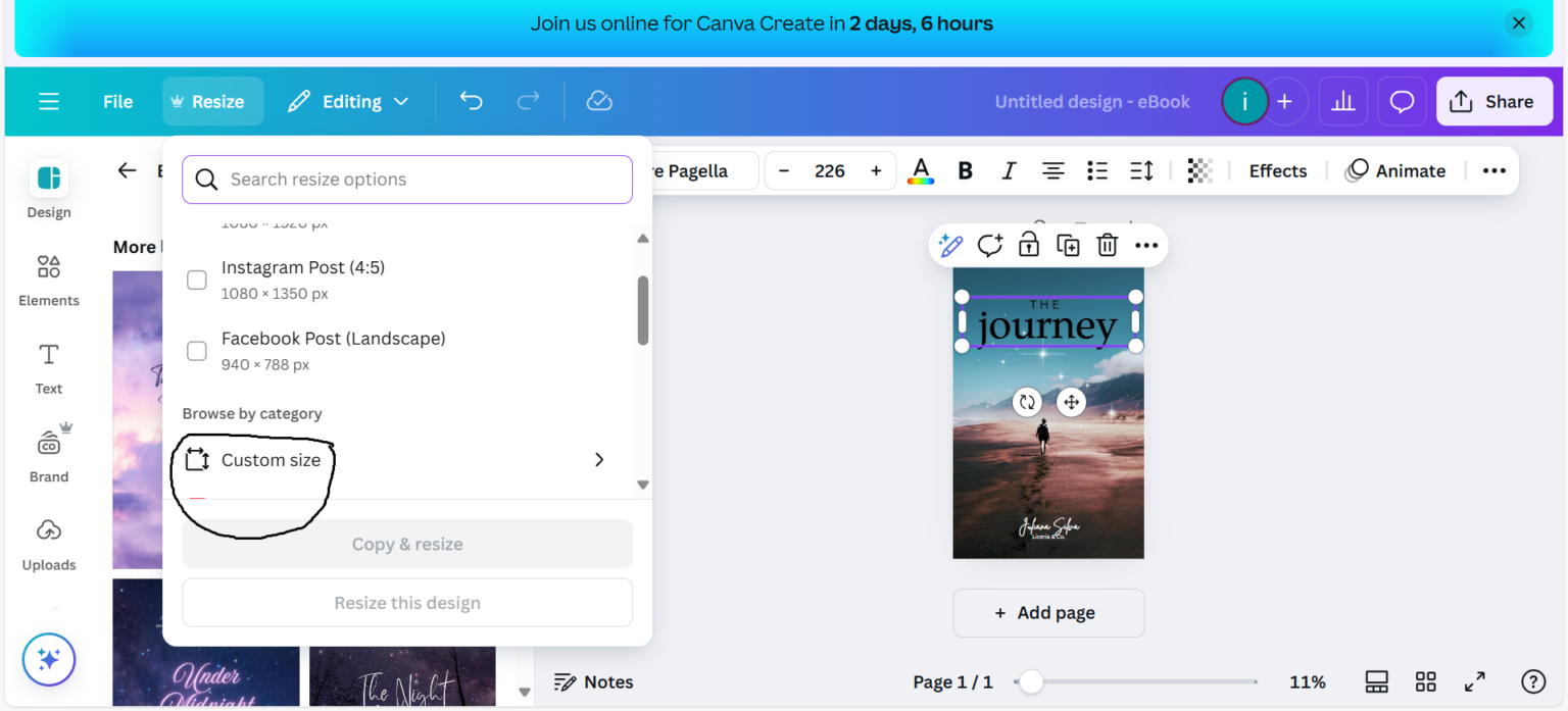 How to Create Book Cover Design on Canva I Zorba Books