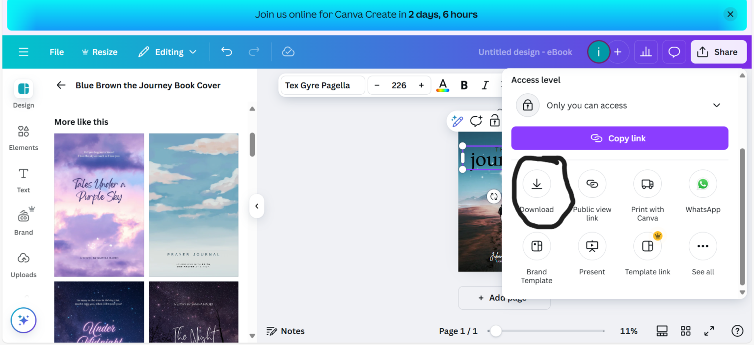 How to Create Book Cover Design on Canva I Zorba Books