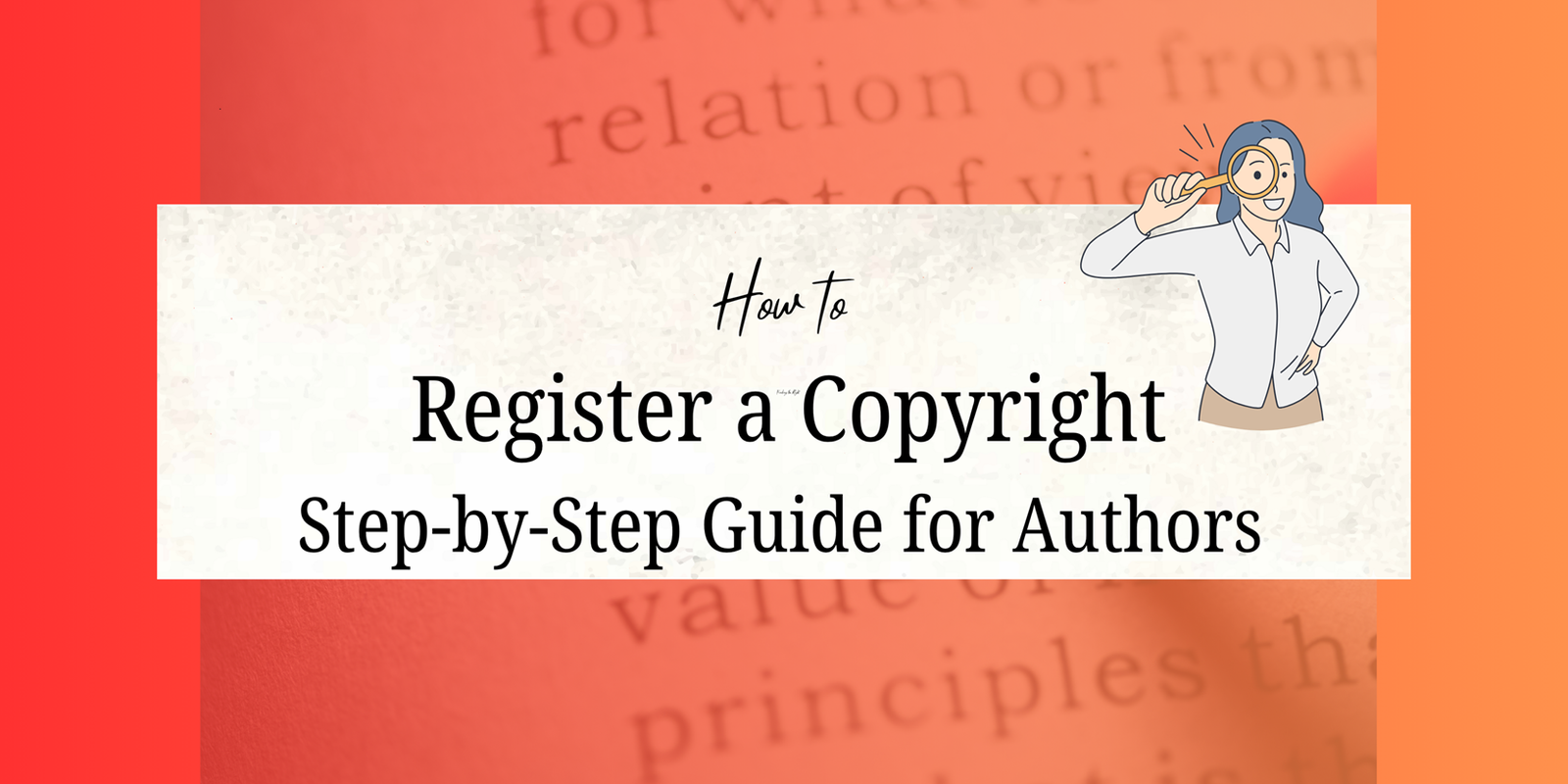 How to Register a Copyright for a Book in India | Step-by-Step Guide